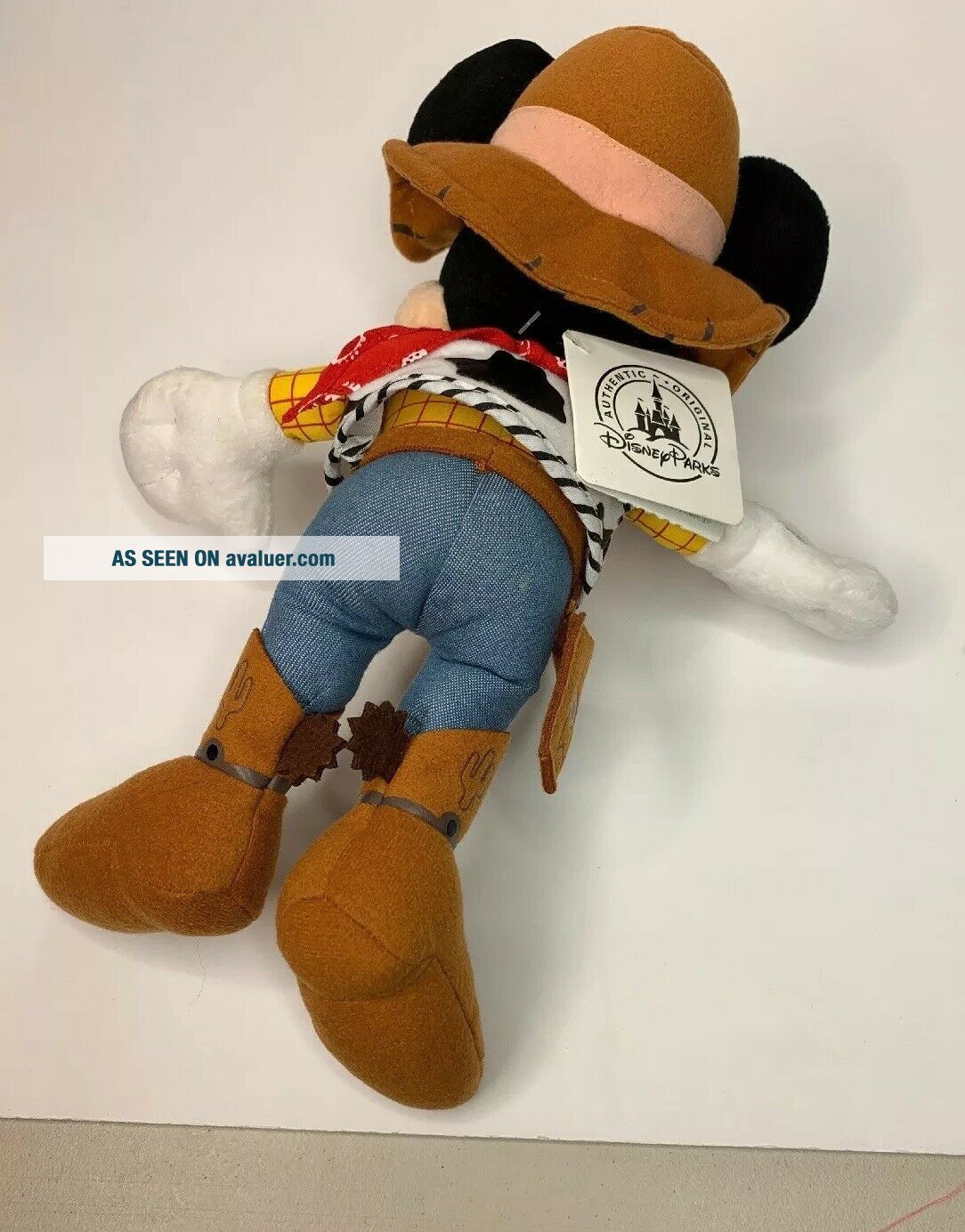 Disney Parks Mickey Mouse Plush As Sheriff Woody From Toy Story With ...
