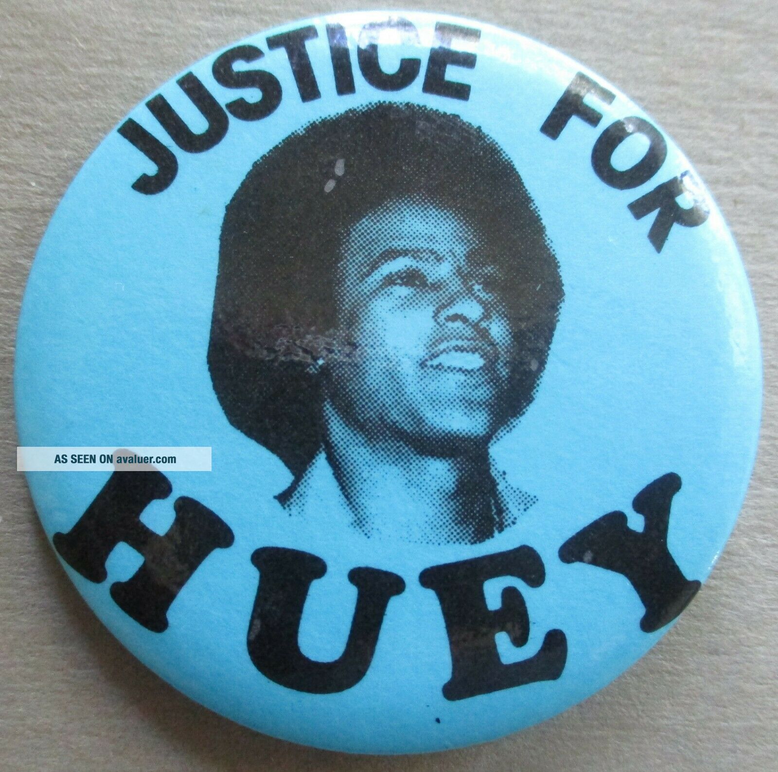 Justice For Huey Newton Black Panther Party Pinback Button Civil Rights ...