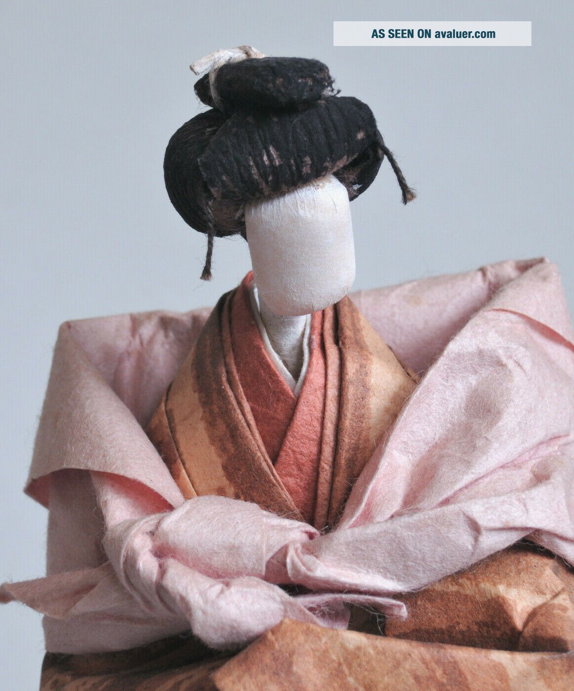 19. 5cm (7. 7 ") Japanese Old Paper Washi Doll | #5262722