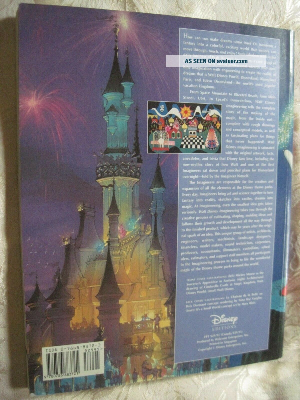 WALT DISNEY IMAGINEERING BOOK By The Imagineers 1996 MICHAEL EISNER ...