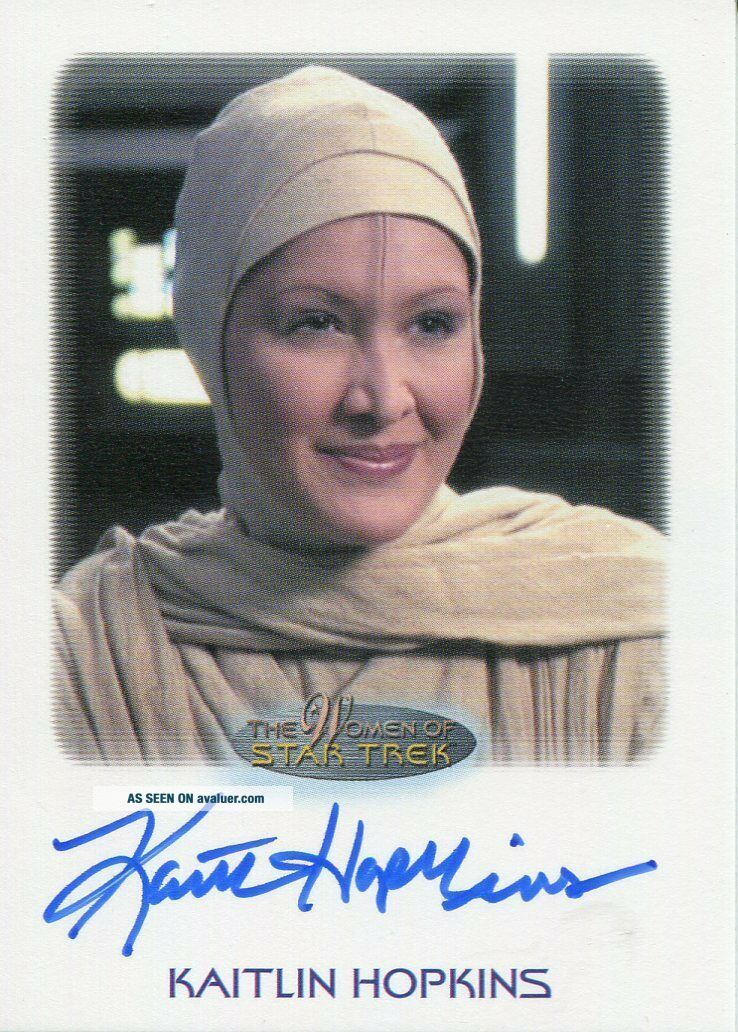 Women Of Star Trek 50th Anniversary Autograph Kaitlin Hopkins | #5216787