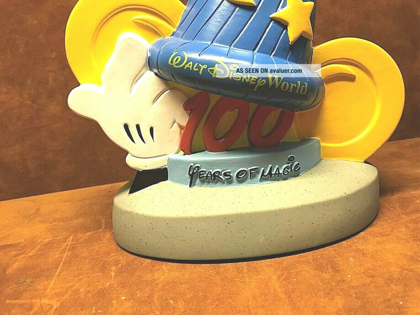WALT DISNEY WORLD 100 Years Of Magic Mickey Mouse Ears Coin Bank | #5296289