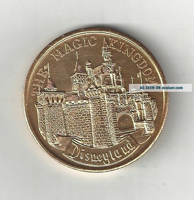 RARE 1960 WALT DISNEY DISNEYLAND MAGIC KINGDOM MARK TWAIN COIN TOKEN ...