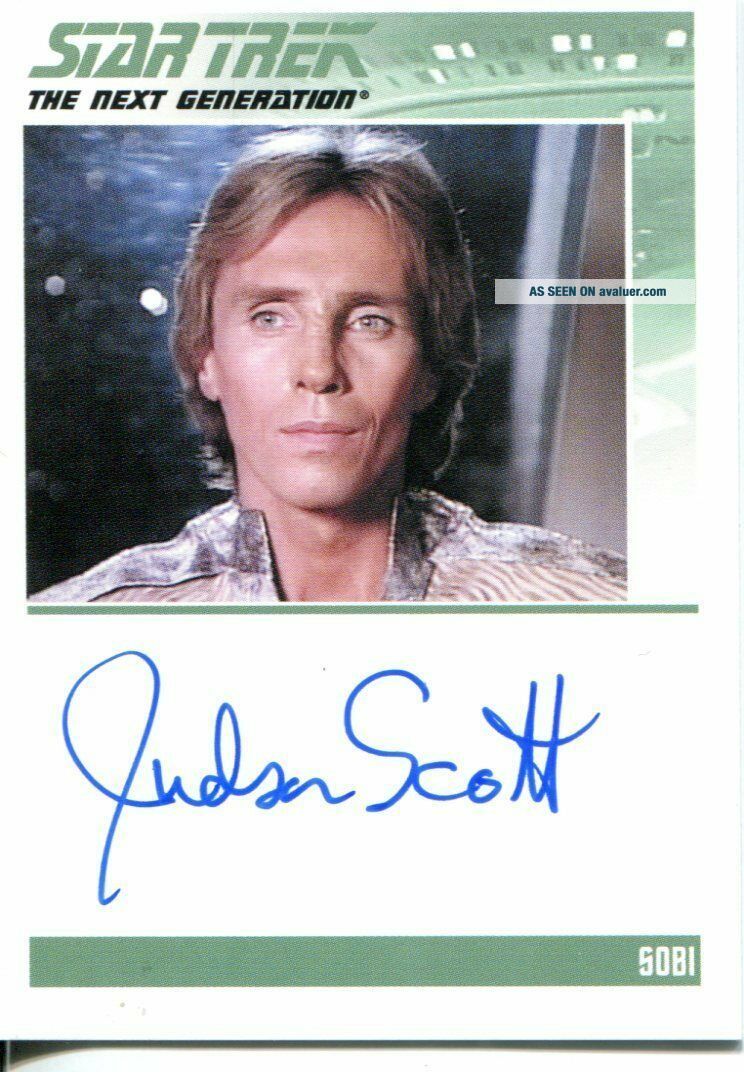 Star Trek The Complete Next Generation Series 1 Autograph Judson Scott ...