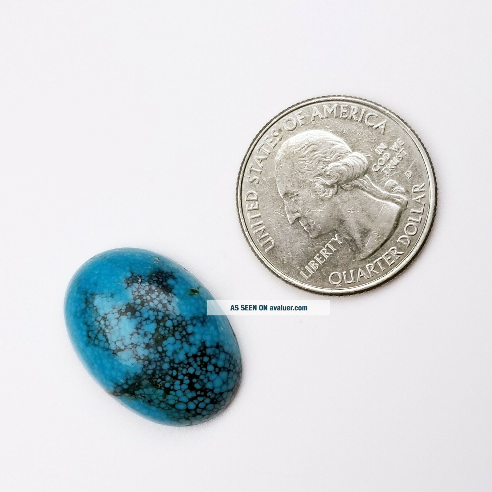 22 Ct. NATURAL Sky Blue Cloud Mountain Spiderweb Turquoise Cabochon ...
