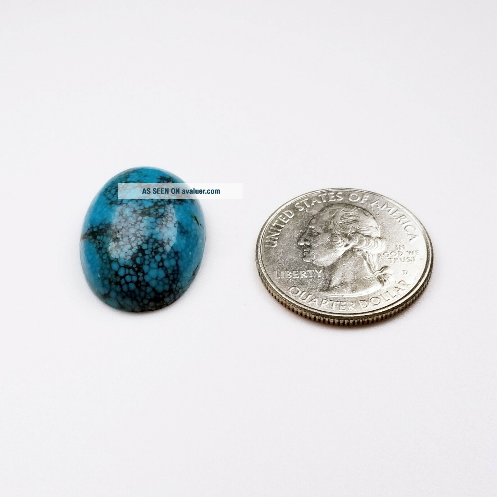 22 Ct. NATURAL Sky Blue Cloud Mountain Spiderweb Turquoise Cabochon ...