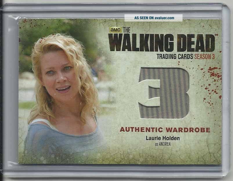 2014 The Walking Dead: Season 3 (Part 2) BINDER " Chase Card " WARDROBE ...