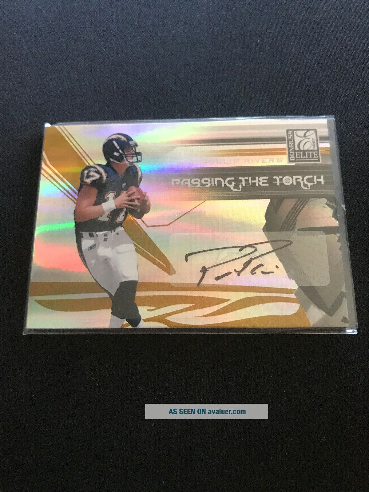 Philip Rivers 2007 Donruss Passing The Torch Autograph Chargers 80/99 ...