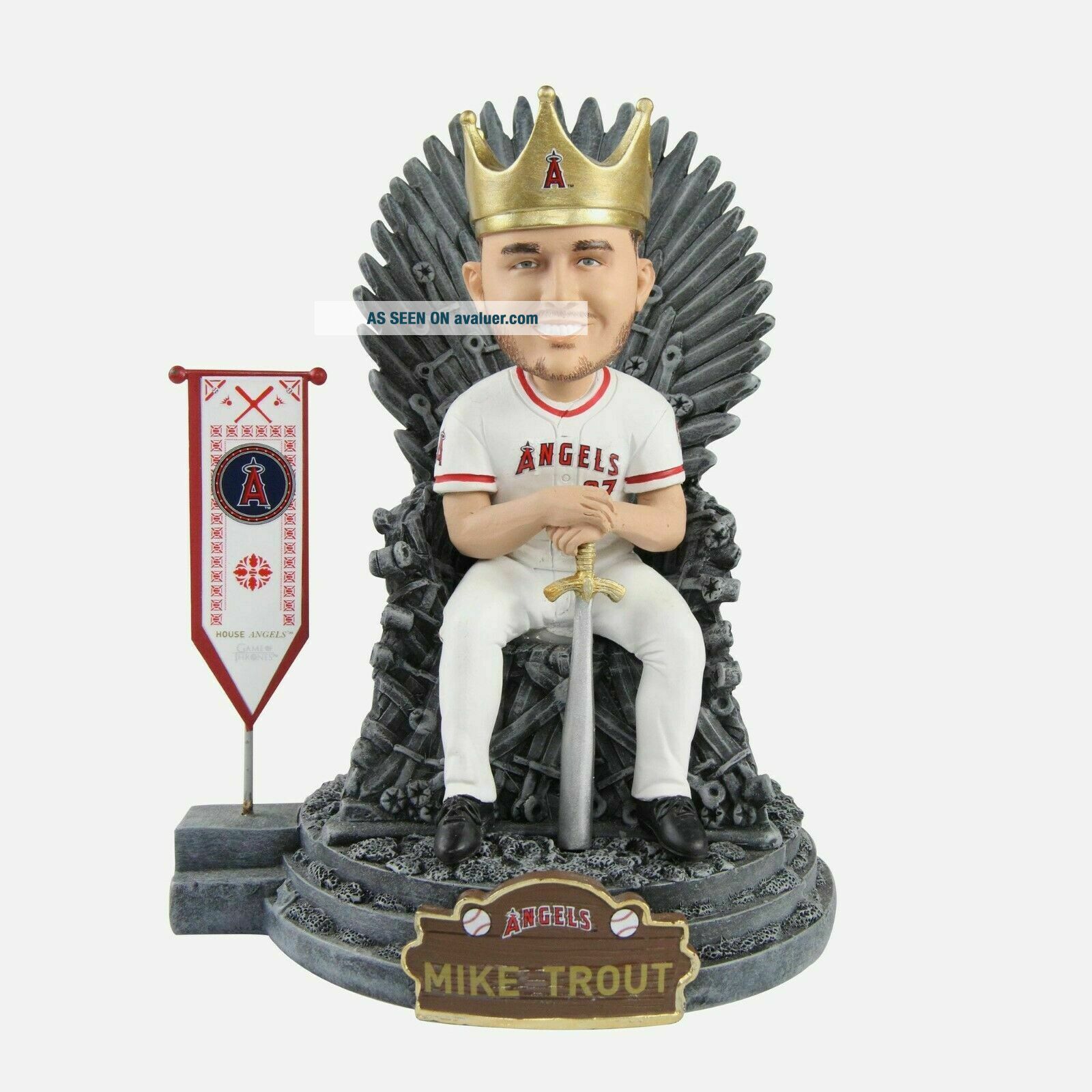 MIKE TROUT BOBBLEHEAD GAME OF THRONES ANGELS MLB FOCO | #5312710
