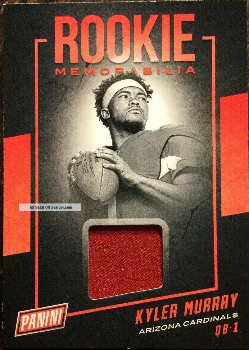 2019 Panini National Kyler Murray Rookie Memorabilia Player Worn Jersey ...