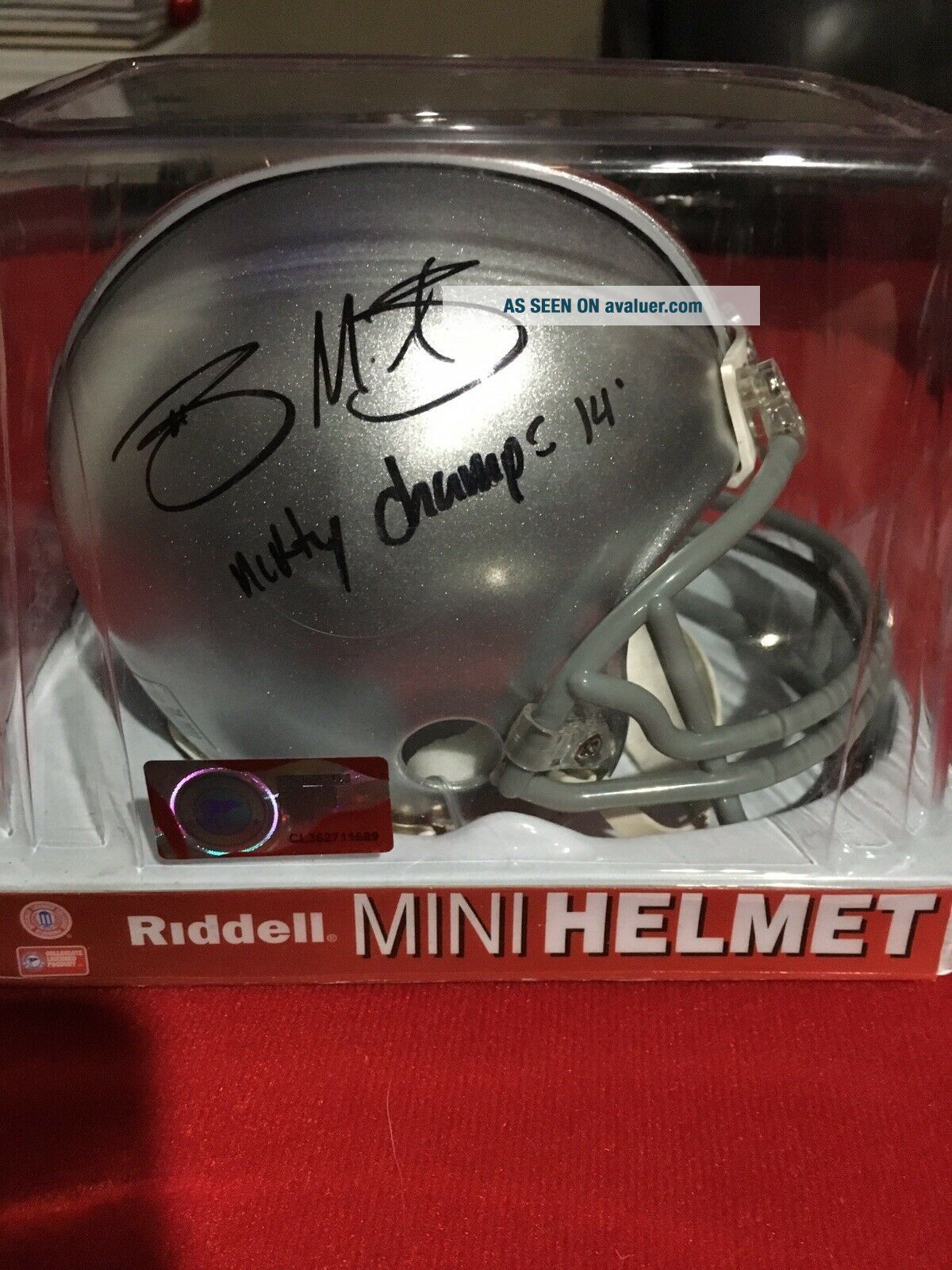 Braxton Miller Ohio State Buckeyes Signed Mini Helmet | #5344005