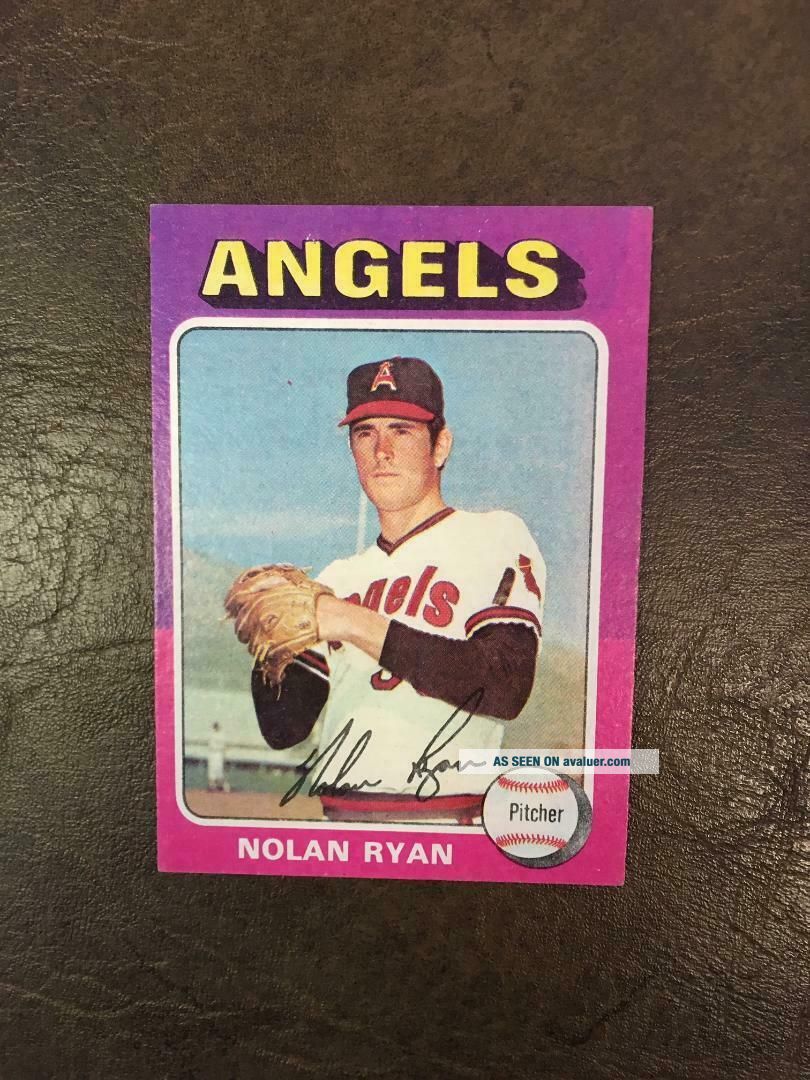 1975 Topps Nolan Ryan Baseball Card Angels 500 Vintage | #5347895