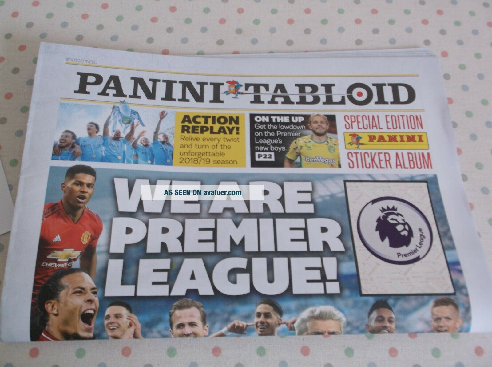 Panini Tabloid Sticker Album - Completed With All Stickers | #5365372