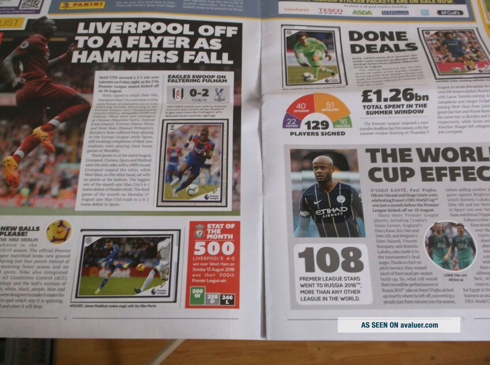Panini Tabloid Sticker Album - Completed With All Stickers | #5365372