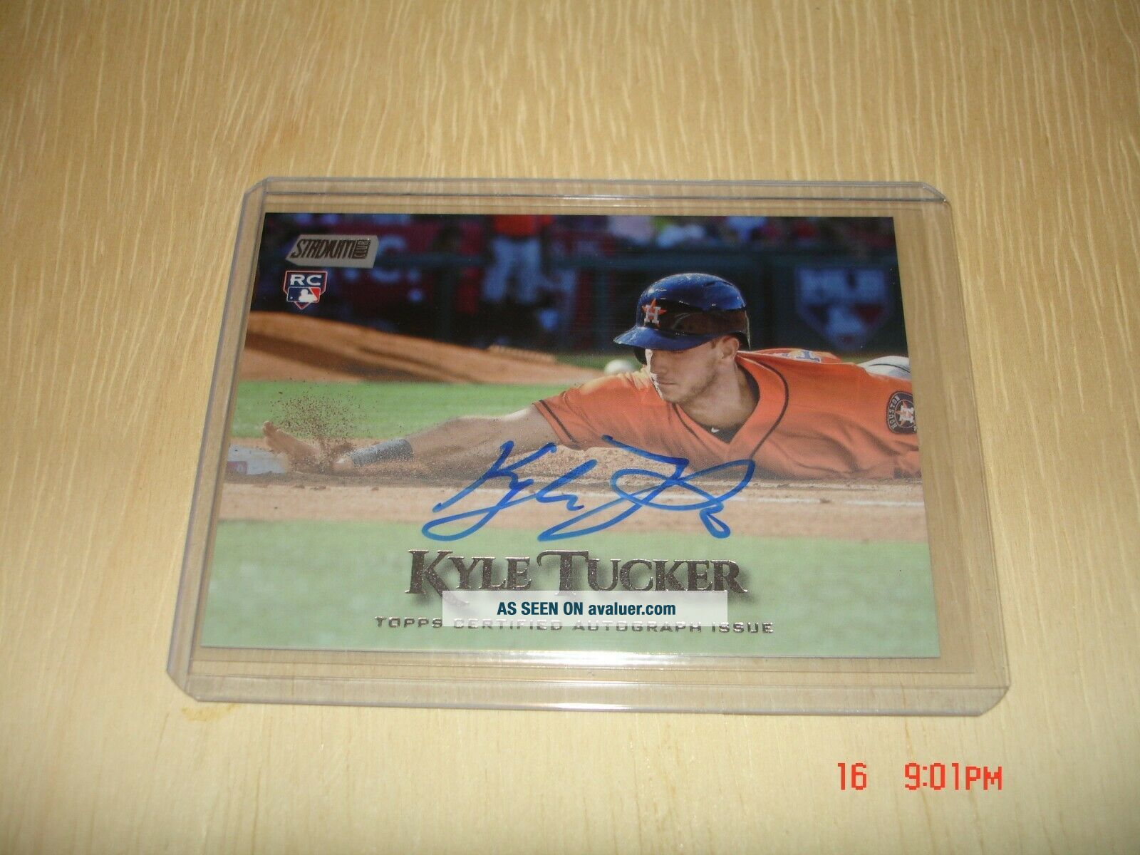 2019 Topps Stadium Club Kyle Tucker On Card Autograph Auto RC Houston ...