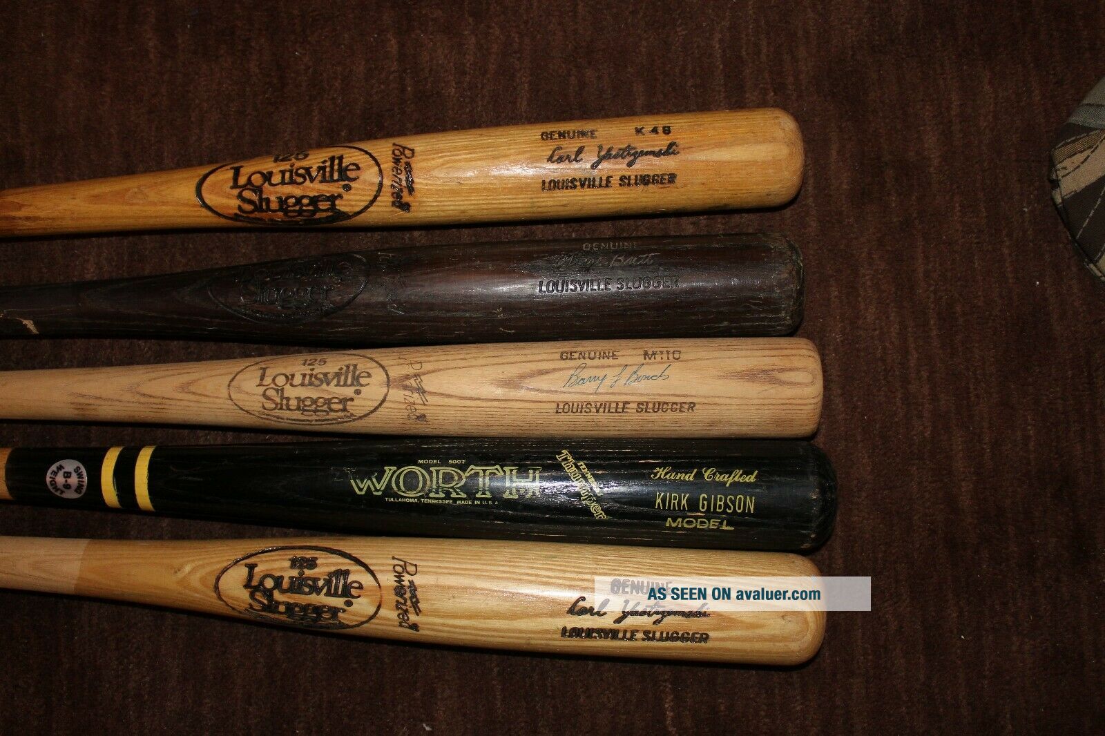 George Brett Bat Louisville Slugger 3 On Handle Cracked Game | #5435822
