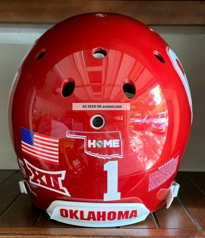 OKLAHOMA SOONERS NCAA Schutt AiR XP Full Size AUTHENTIC Football Helmet ...