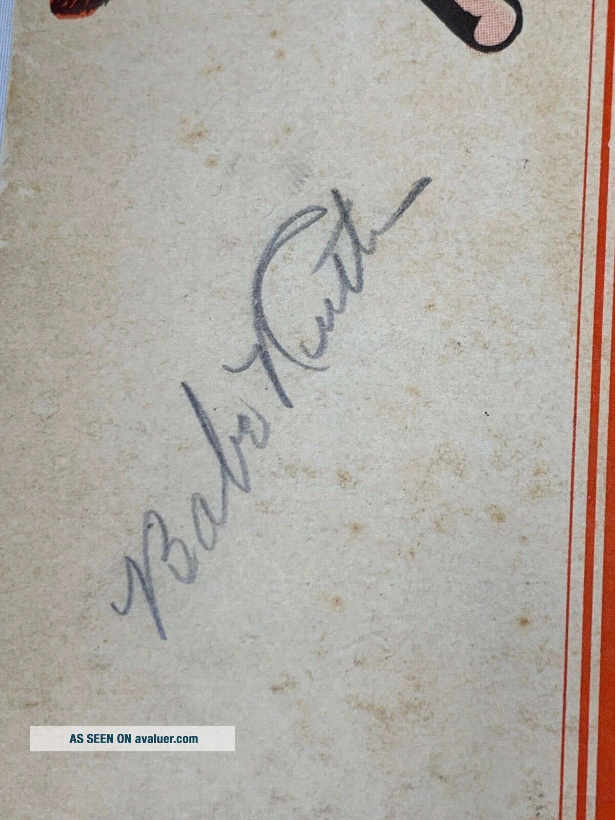 Babe Ruth Signed 1931 World Series Program Autograph Auto JSA LOA ...