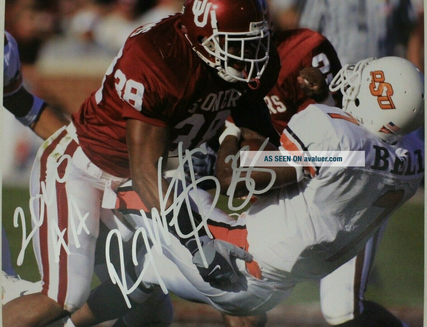 Roy Williams Oklahoma Sooners Cowboys Autograph 8x10 Signed Photo ...