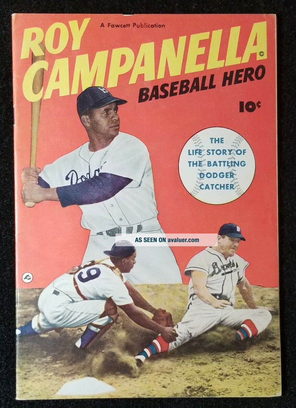 1950 EXMT - NM ROY CAMPANELLA BASEBALL HERO BROOKLYN DODGERS Fawcett ...