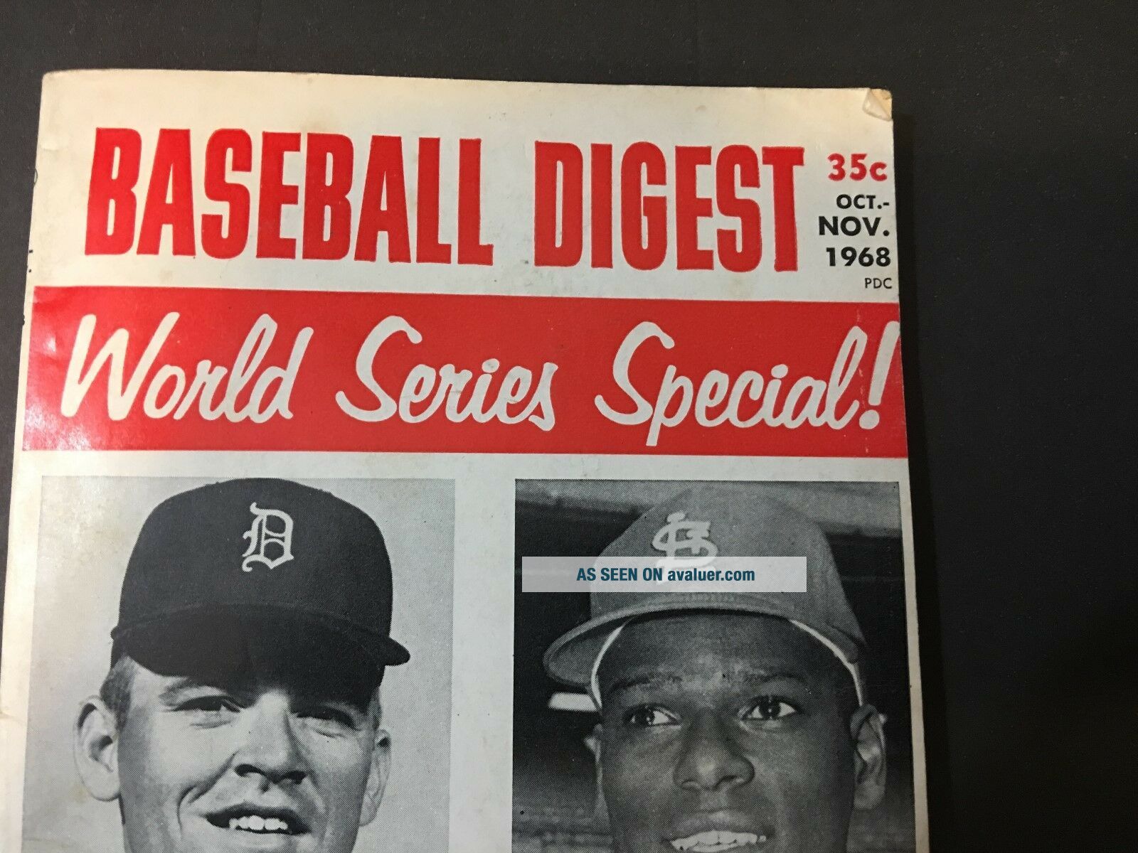 1968 Baseball Digest DETROIT TIGERS DENNY MCLAIN WORLD SERIES BOB ...