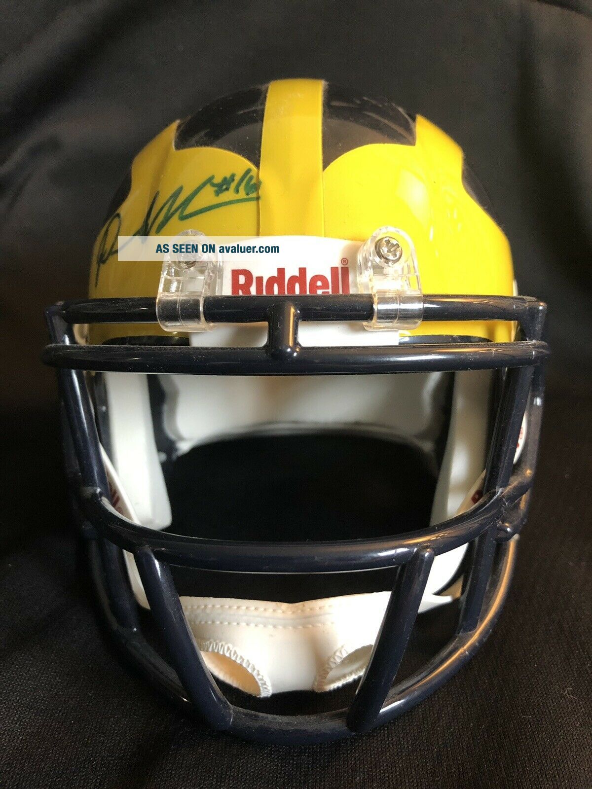 Denard Robinson Signed University Of MICHIGAN Mini Helmet WOLVERINES ...