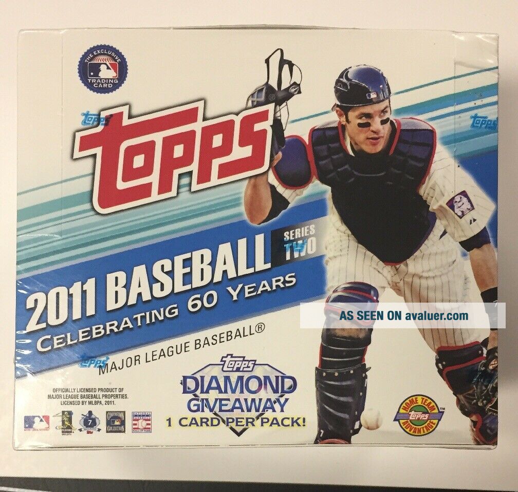 2011 TOPPS SERIES 2 Baseball Factory Jumbo Hobby HTA Box 10 Packs ...
