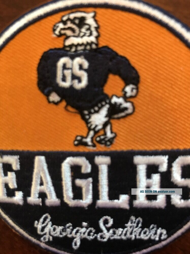 Georgia Seven University Eagles Vintage Embroidered Iron On Patch (RARE ...