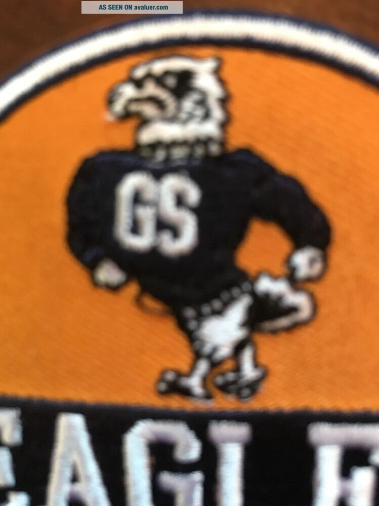 Georgia Seven University Eagles Vintage Embroidered Iron On Patch (RARE ...