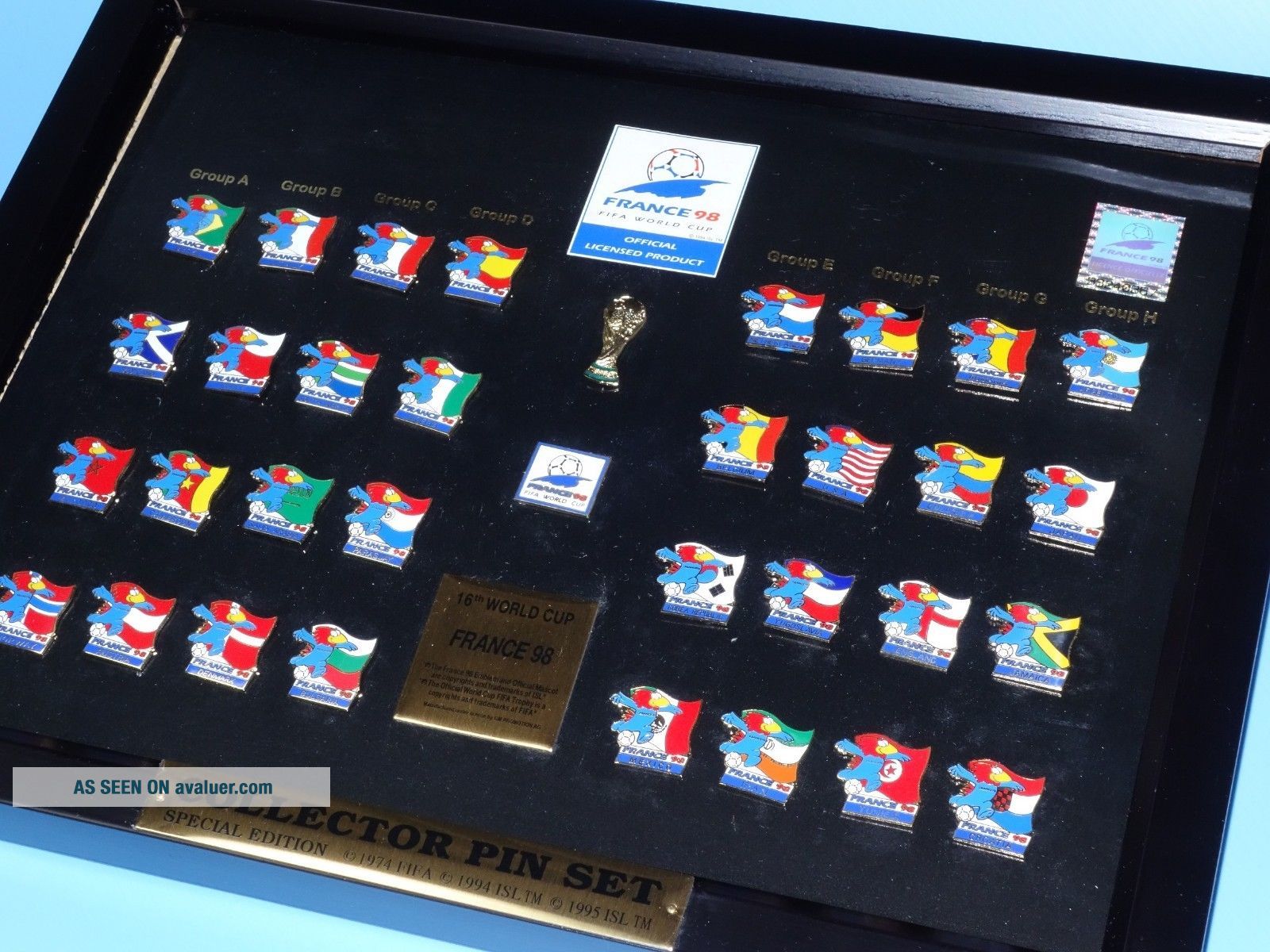 FIFA World Cup 98 France Collector Pin Set Special Edition | #5547958