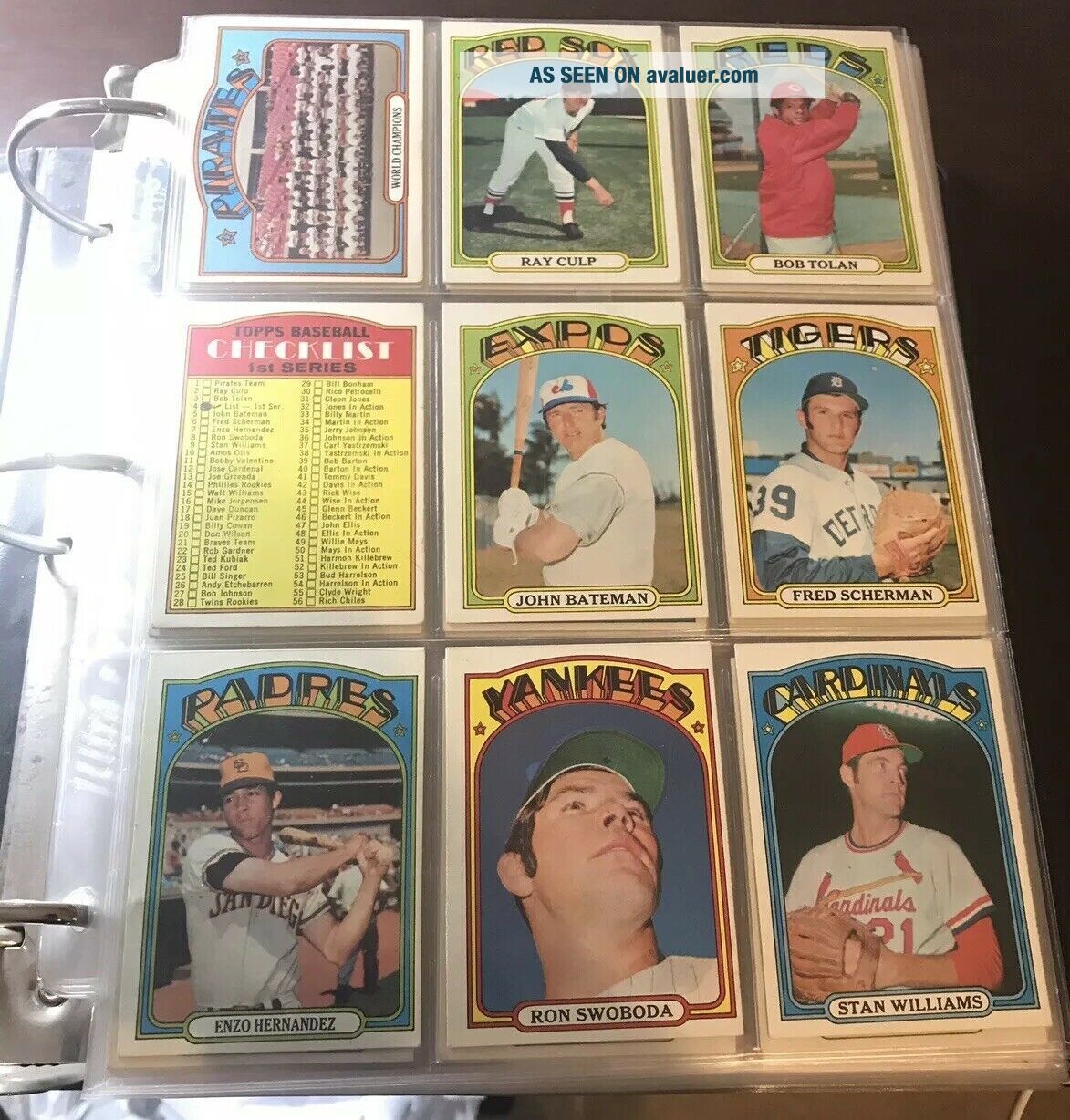 1972 Topps Baseball Complete Set Of 787 Overall EX W/ Most High Numbers ...
