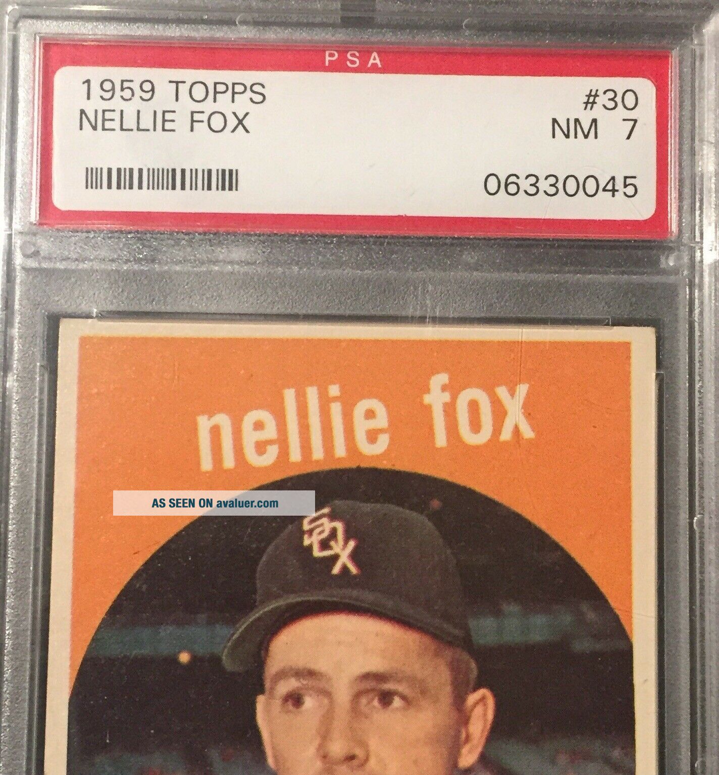 1959 Topps Baseball Nellie Fox 30 PSA 7 NRMT | #5516396
