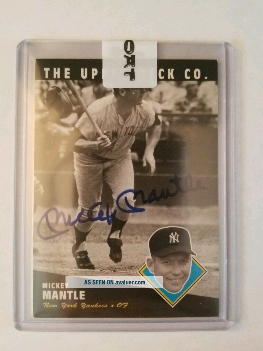 Mickey Mantle 1994 Upper Deck All Time Heroes Autograph W/ Yankees ...