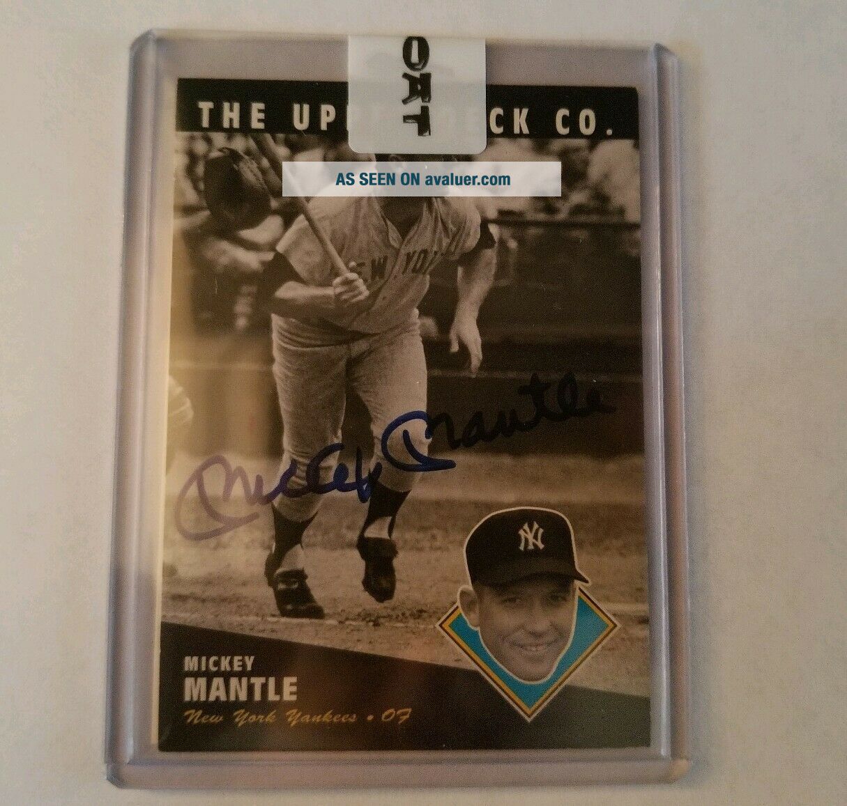 Mickey Mantle 1994 Upper Deck All Time Heroes Autograph W/ Yankees ...