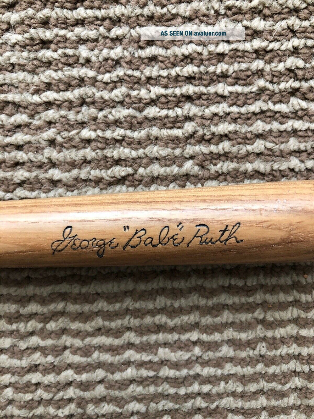 George Babe Ruth Mini Vintage Souvenir Baseball Bat Louisville Slugger ...
