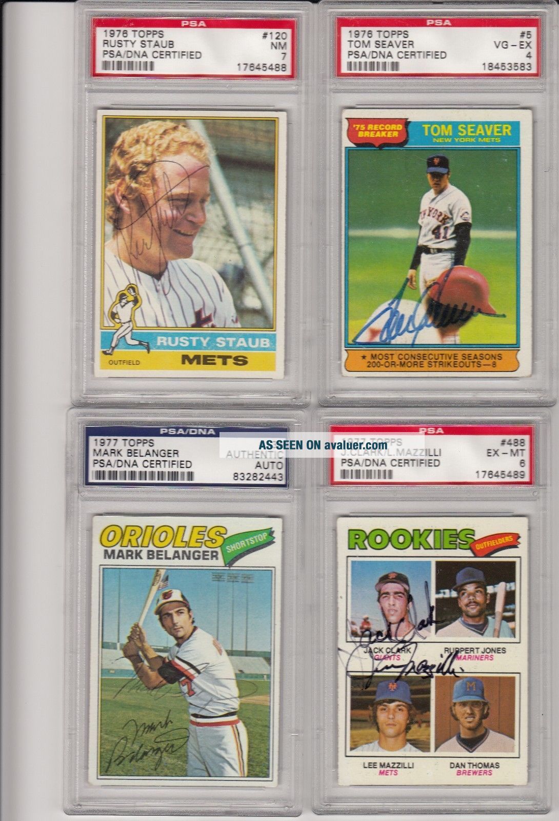 1977 Topps Signed Mark Belanger Signed Card PSA DNA Certified | #5548031