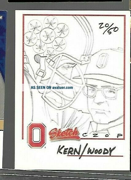 Ohio State Rex Kern TK Legacy Sketch Card By John Czop 20/50 | #5612688