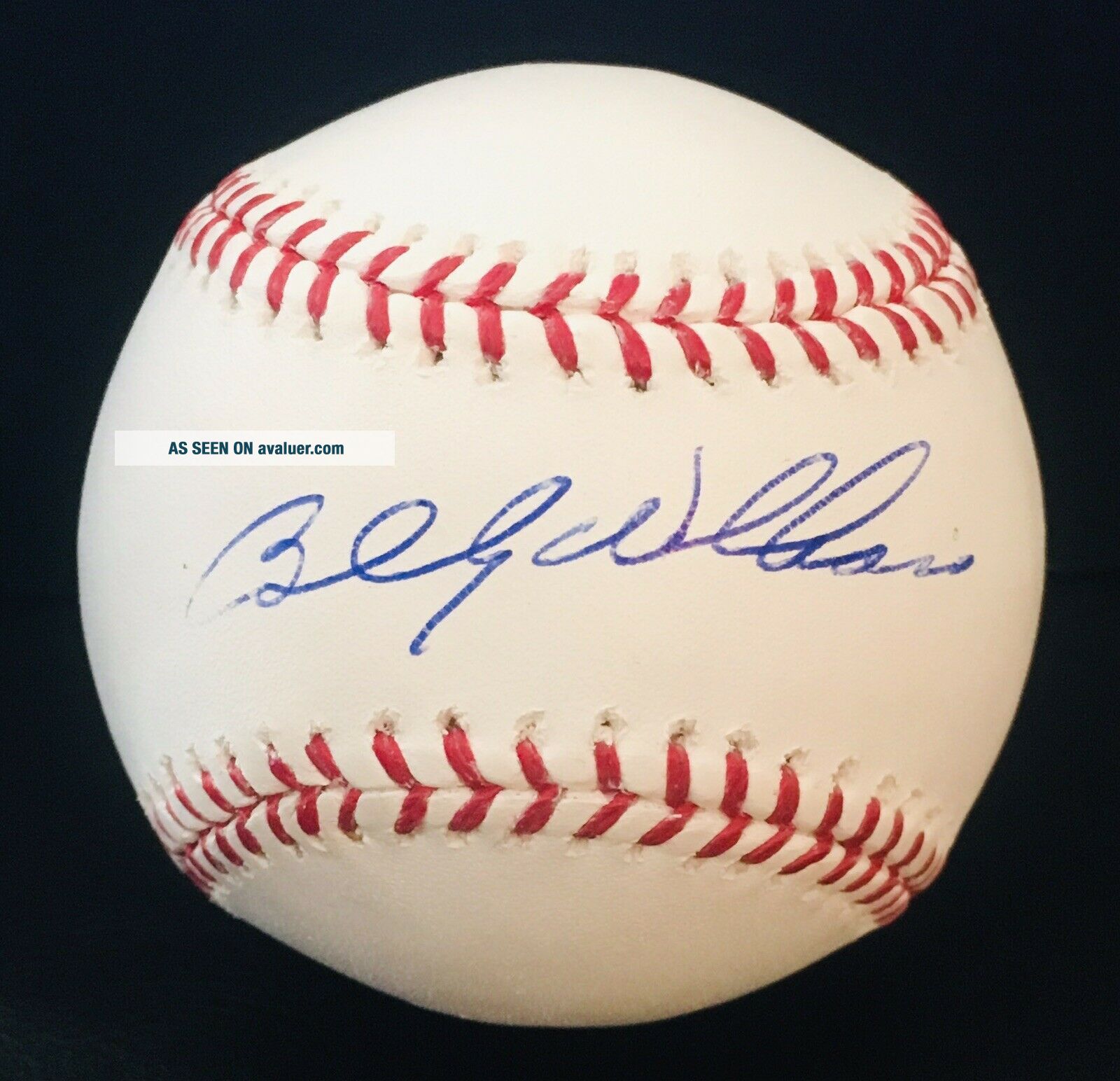 BILLY WILLIAMS SIGNED BASEBALL Official Major League Baseball TRISTAR ...