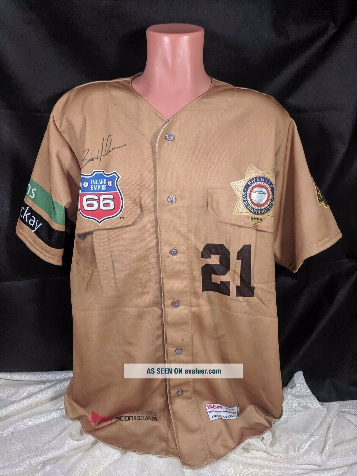Inland Empire 66ers Protect And Serve Night Baseball Jersey Sz XL ...