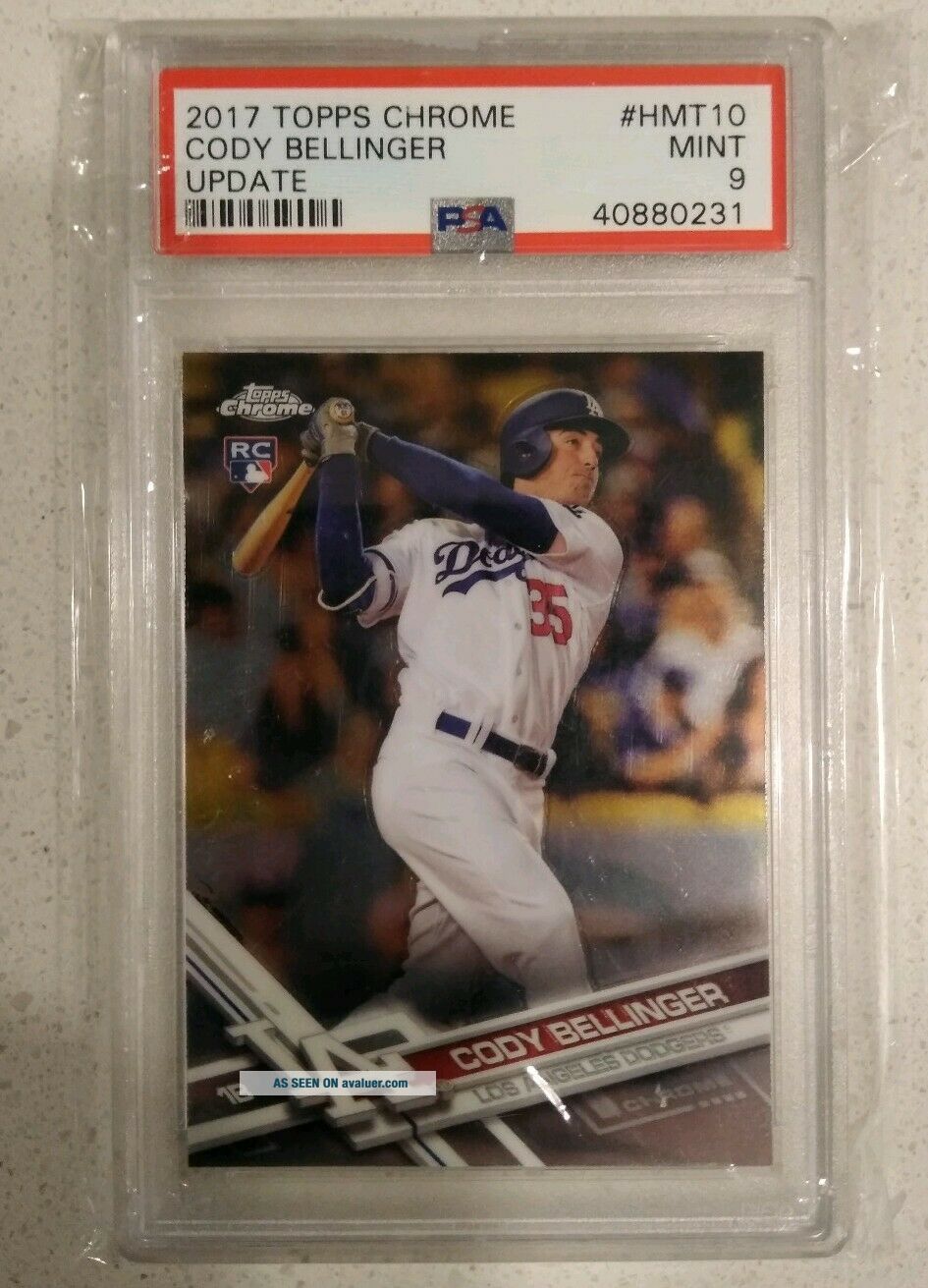 Cody Bellinger 2017 Topps Chrome Update ROOKIE CARD HMT10 PSA 9 | #5584220