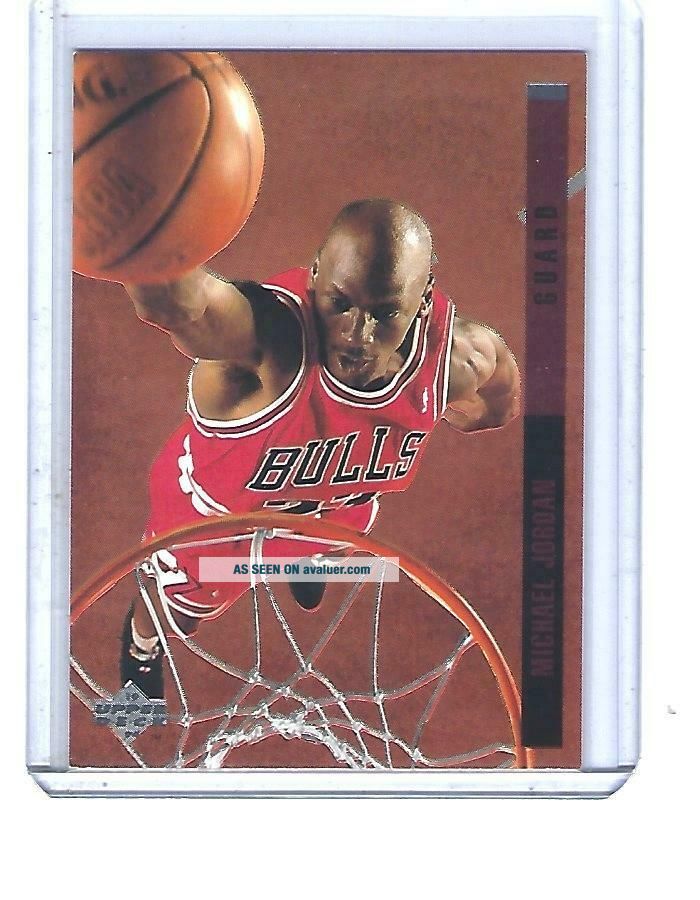 1994 MICHAEL JORDAN UPPER DECK BEHIND THE GLASS RED FOIL G11 NO ...
