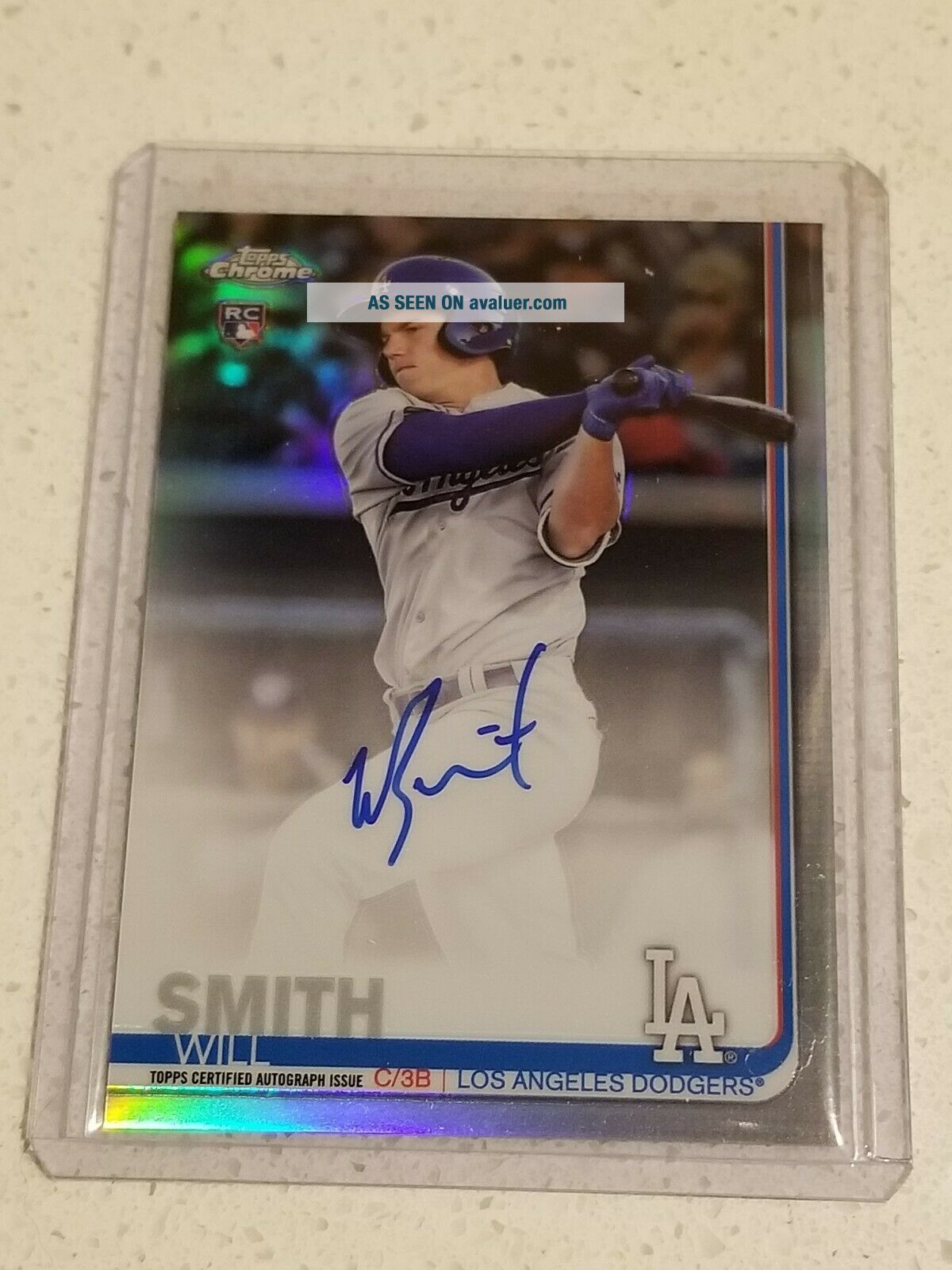WILL SMITH 2019 Topps Chrome Baseball Refractor AUTO /499 RC DODGERS ...