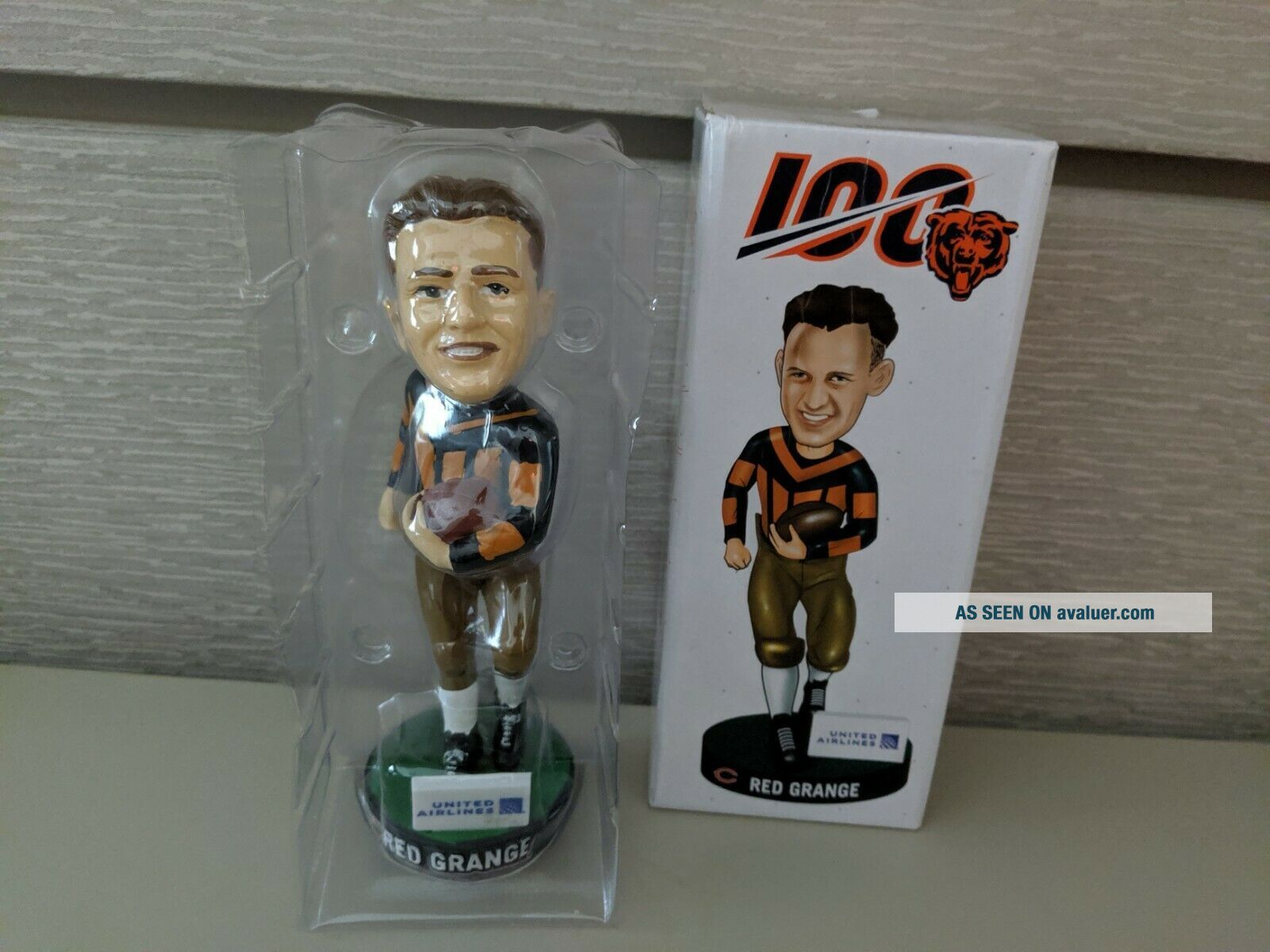 Chicago Bears Red Grange Commemorative 100 Season Bobblehead | #5648023