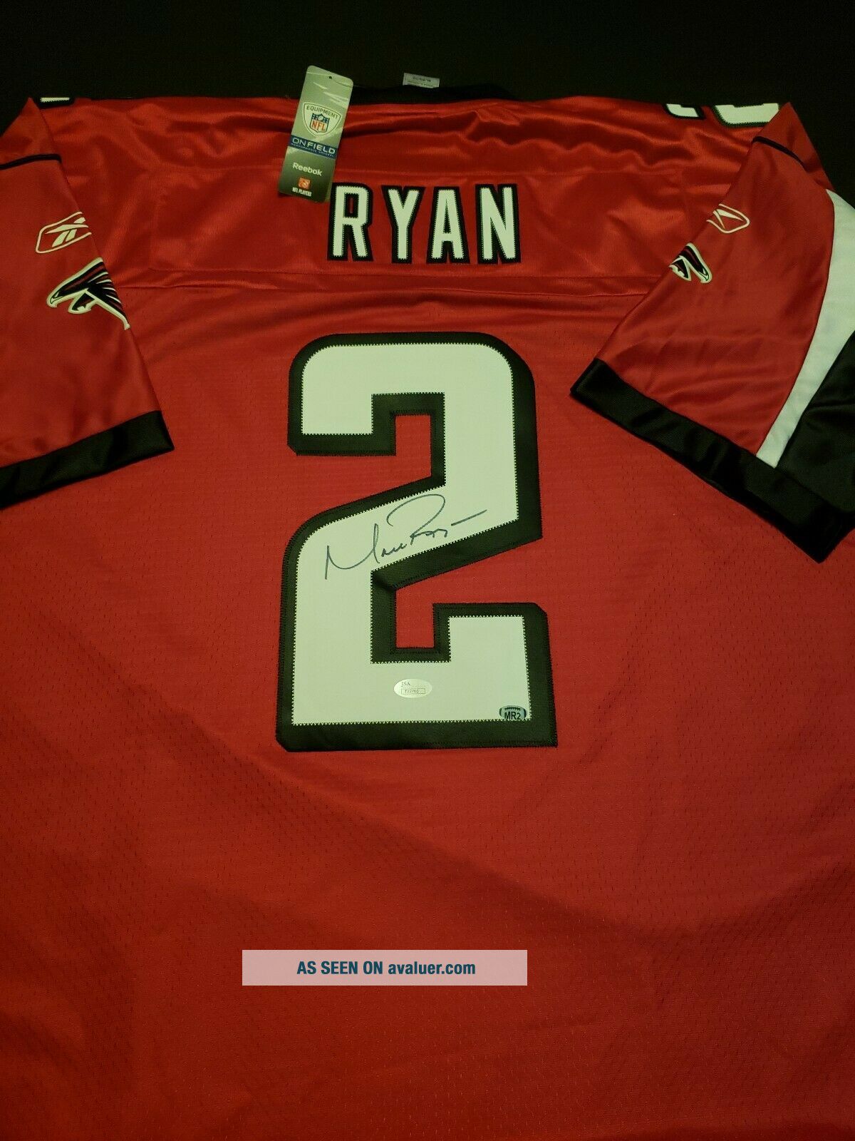 Matt Ryan Autographed Reebok On Field Jersey JSA And MR | #5665528