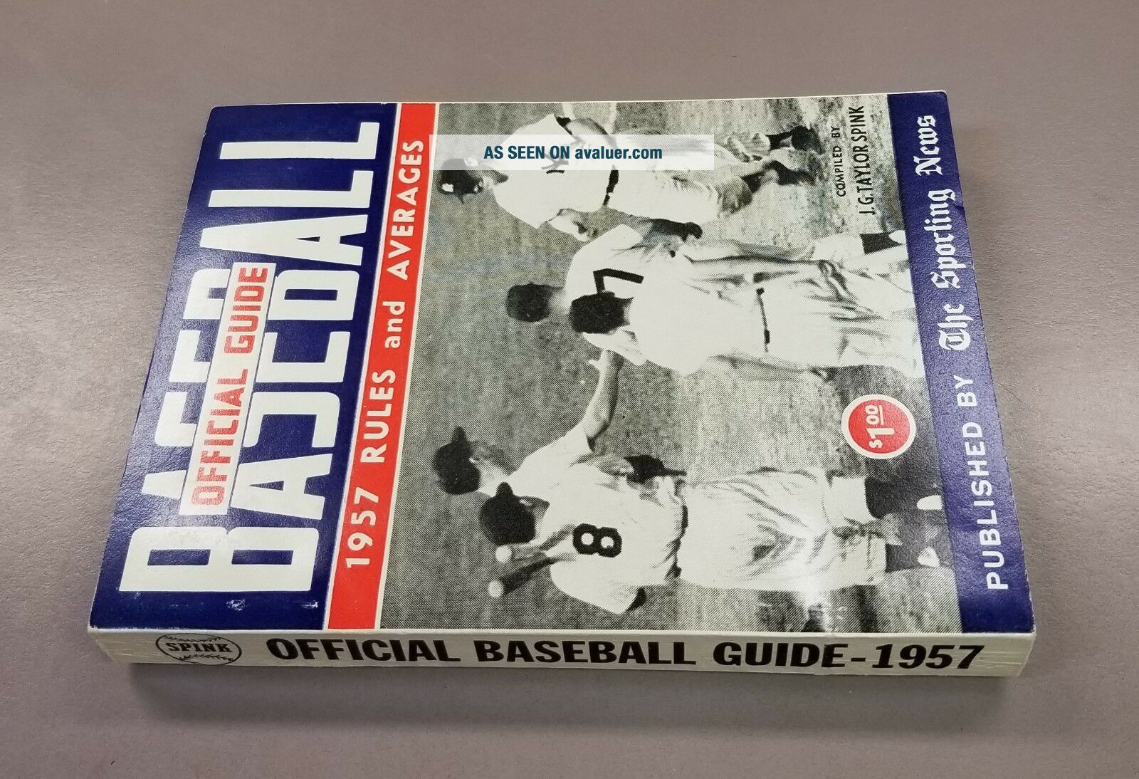 1957 The Sporting News Baseball Guide Mickey Mantle | #5679997