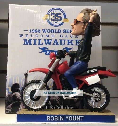 Robin Yount Milwaukee Brewers Motorcycle 2017 BOBBLEHEAD NIB | #5680318