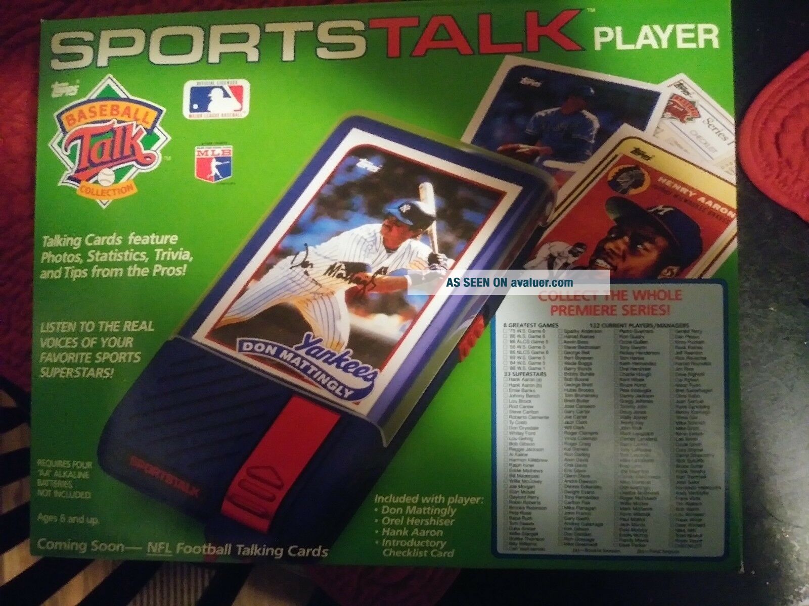 TOPPS BASEBALL TALK SPORTS TALK PLAYER WITH 3 PLAYER CARDS | #5628239
