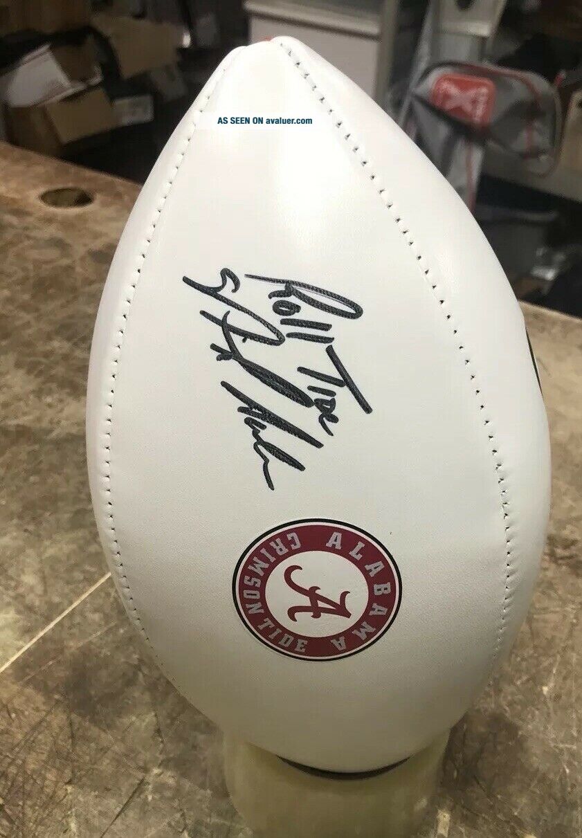 Alabama Crimson Tide Nick Saban Autographed Football | #5702511