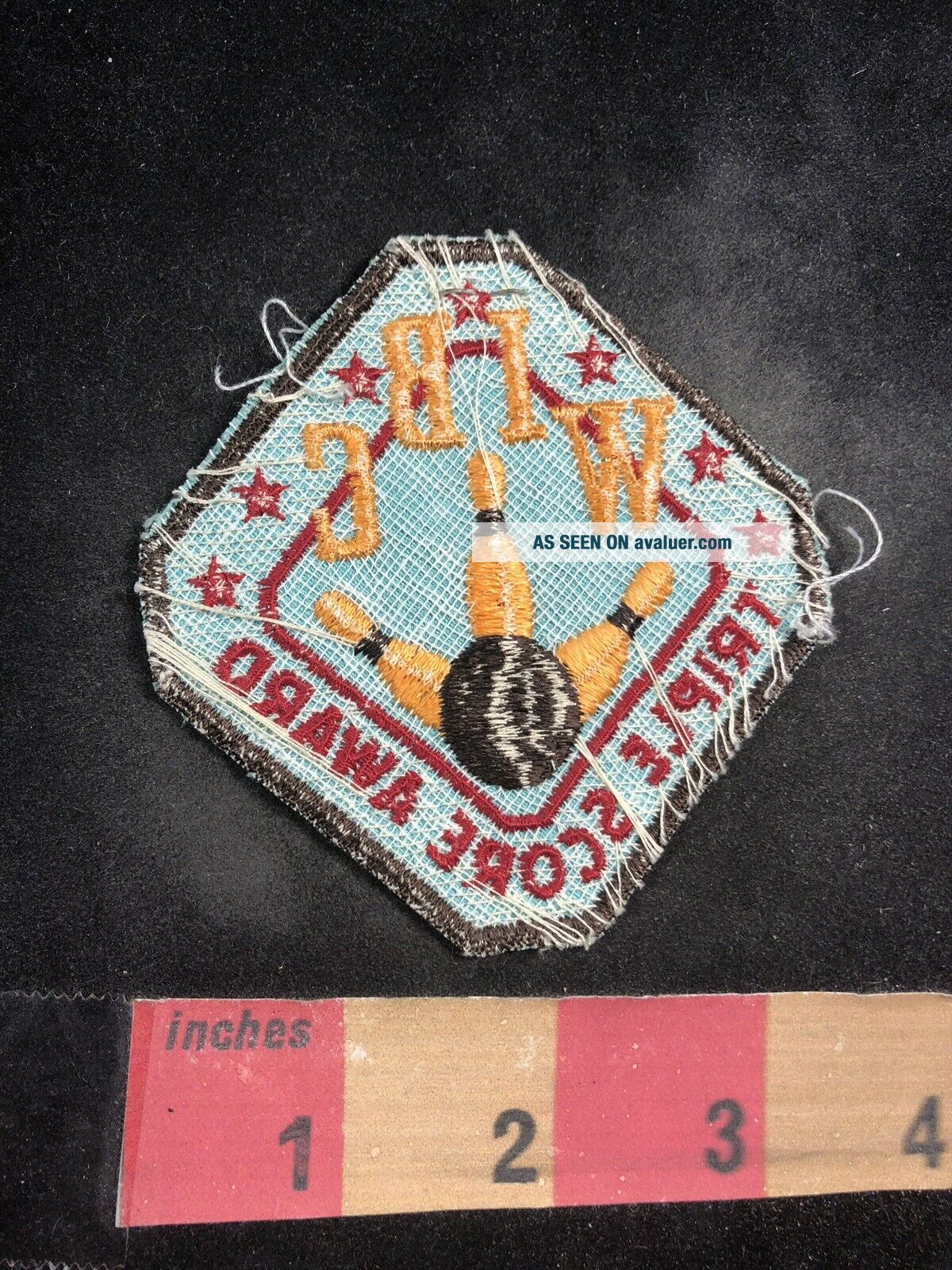 Vintage Version 2 WIBC Women’s Bowling TRIPLE SCORE Patch Triplicate ...