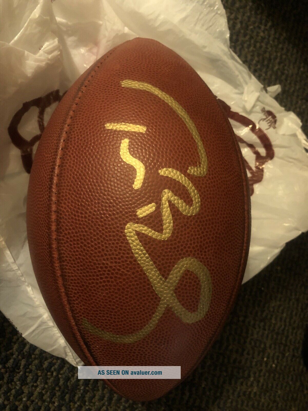 Tom Brady Signed The Duke Football (comes With) | #5773434